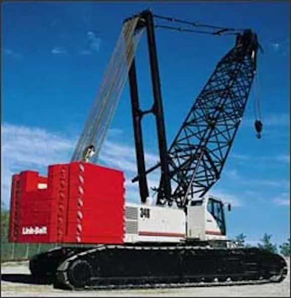 Link-Belt 348 HYLAB Crawler Crane | Construction Equipment