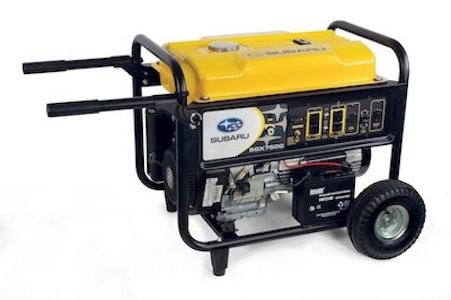Subaru SGX3500, SGX5000 and SGX7500E Generators | Construction Equipment