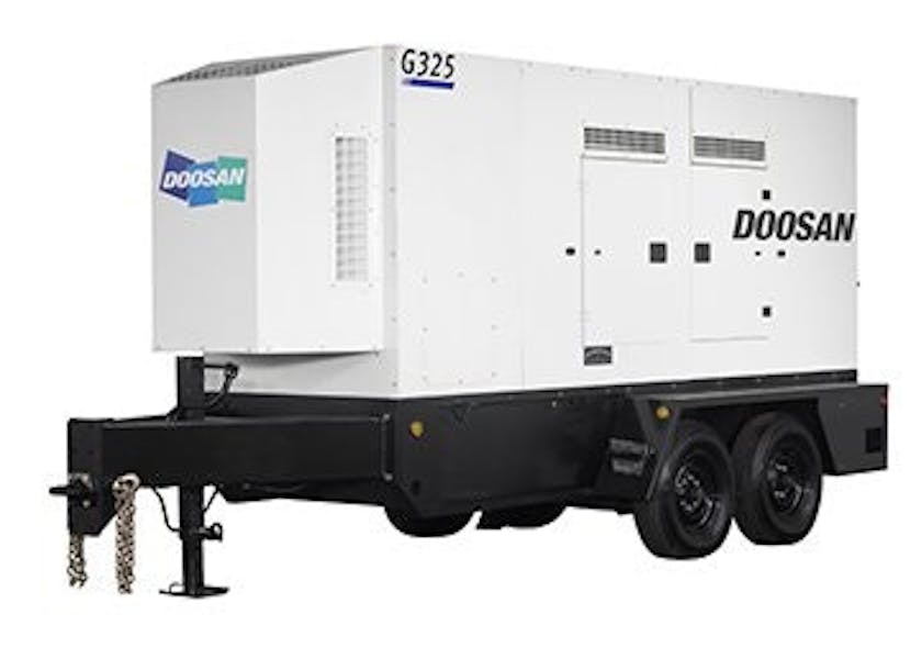 Doosan Portable Power G325 Mobile Generator | Construction Equipment