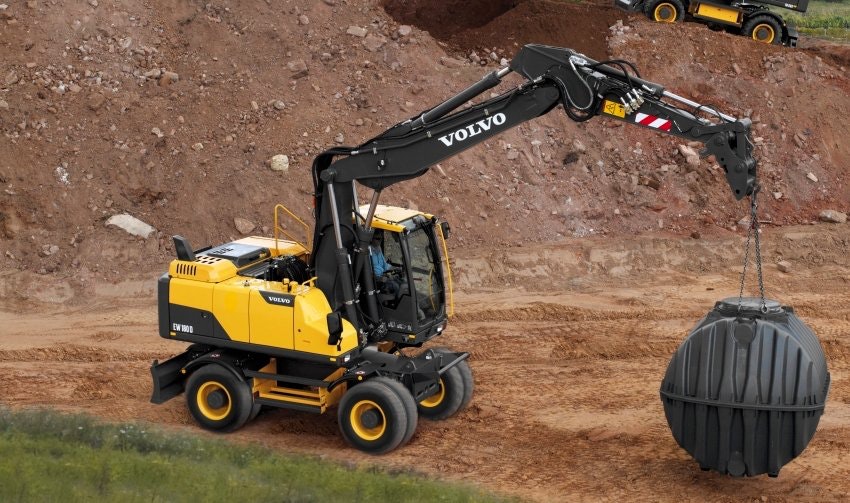 Volvo EW180D, EW210D Wheeled Excavators | Construction Equipment