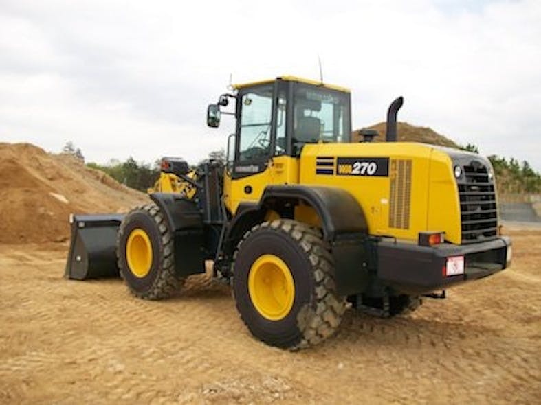 Komatsu WA270-7 Wheel Loader With Parallel Z-Bar | Construction Equipment