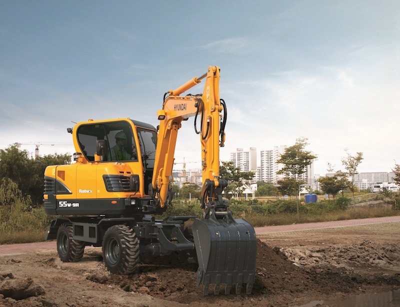 Hyundai R55-9A Excavator | Construction Equipment