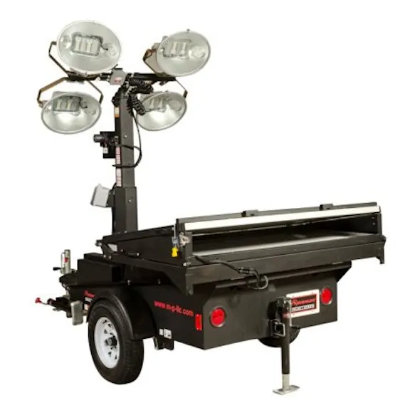 Magnum MLT4000S Solar Hybrid Light Tower | Construction Equipment