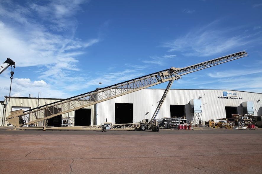 SuperStacker Telescoping Conveyor | Construction Equipment