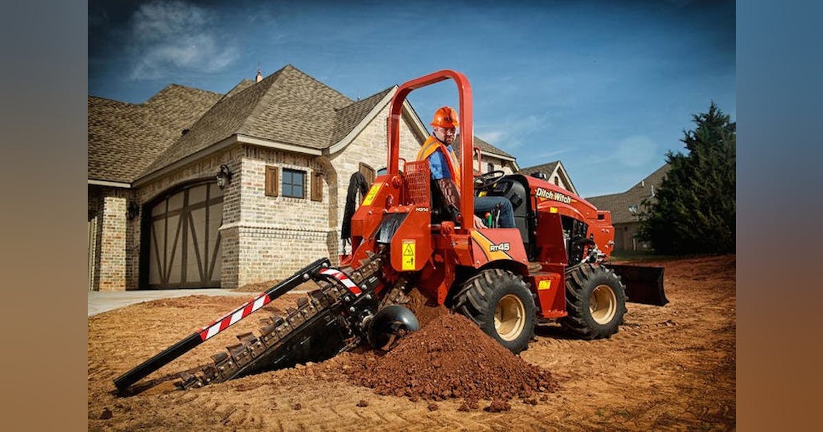 Ditch Witch RT45 Trencher | Construction Equipment Ditch Witch RT45 Trencher | Construction Equipment