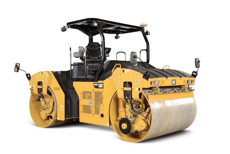 Caterpillar CB64B, CB66B, CB68B Tandem Vibratory Rollers with Enhanced ...
