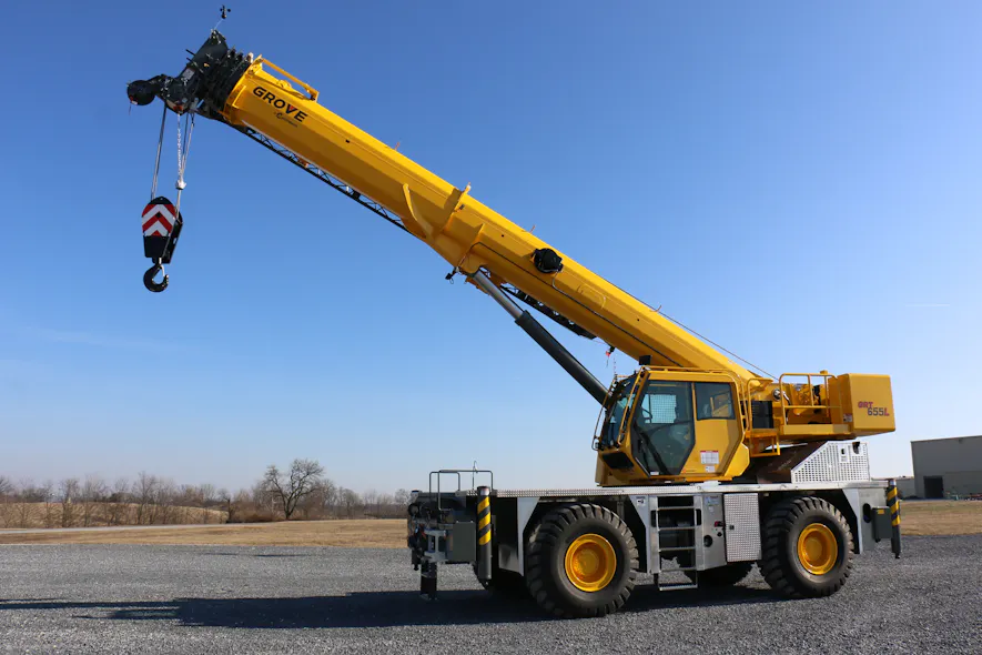 Grove GRT655 Rough Terrain Crane | Construction Equipment