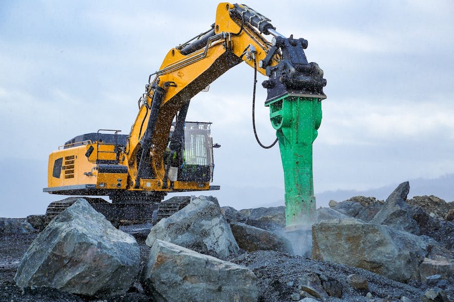 Montabert V7000 Hydraulic Breaker | Construction Equipment