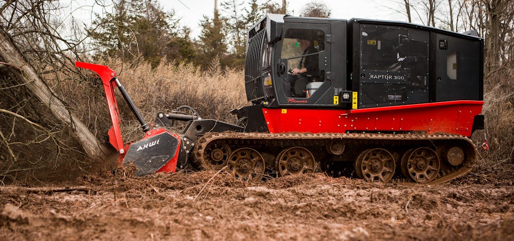 Prinoth Raptor 300r Rubber-tracked Mulcher | Construction Equipment