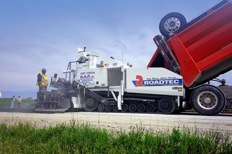 Roadtec RP-195e Asphalt Paver | Construction Equipment