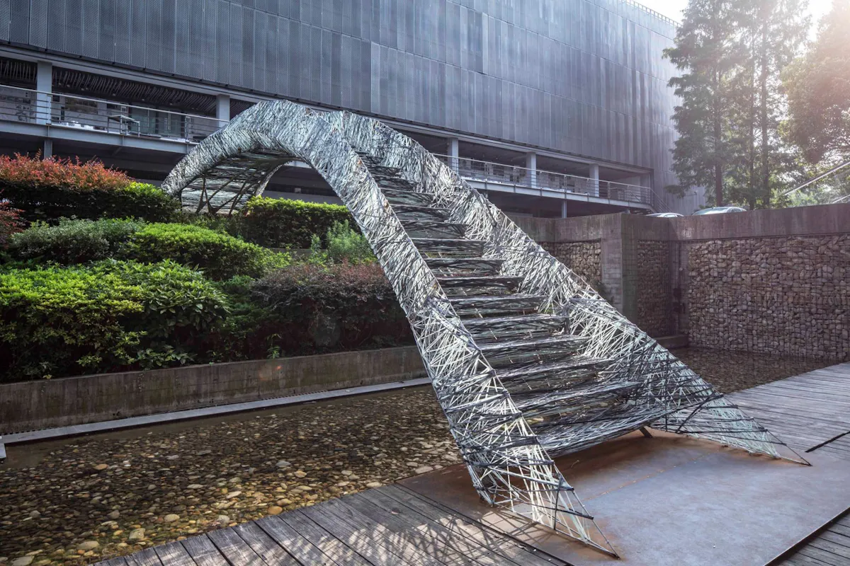 3D Printed Bridge Uses Two Robotic Techniques | Construction Equipment