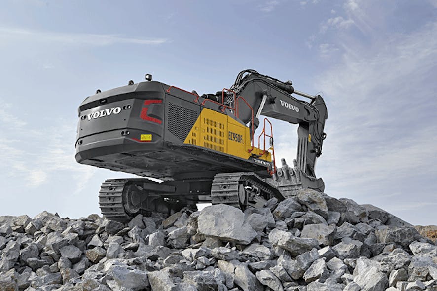 Volvo EC950F Crawler Excavator | Construction Equipment