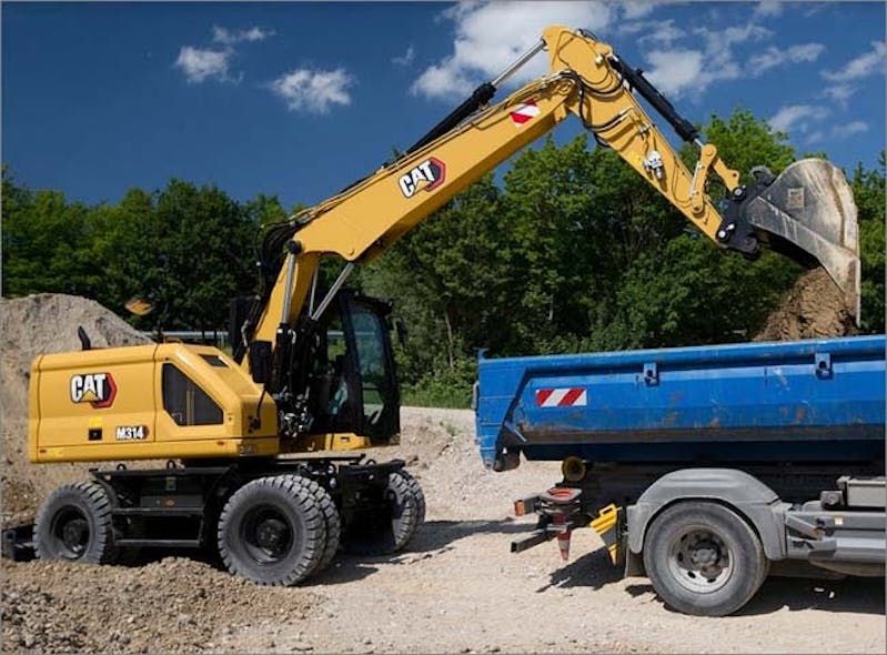 Caterpillar M314, M318 Wheel Excavators | Construction Equipment