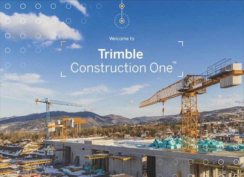 Trimble Launches Construction One Management Platform | Construction ...