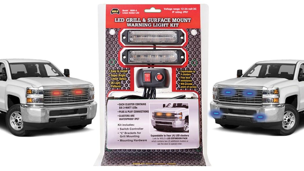 Wolo 8000 Series LED Warning Light Kit | Construction Equipment