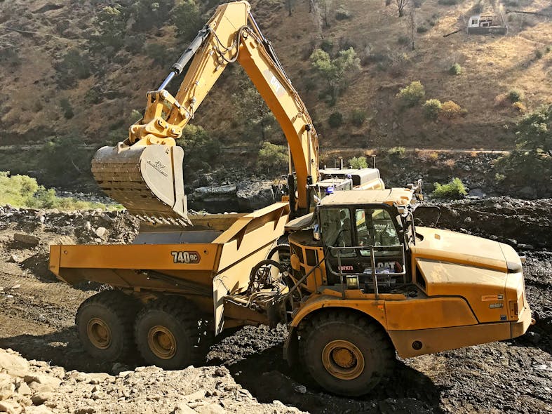 Autonomous Earthmoving Fleet Cleans Up Landslide | Construction Equipment