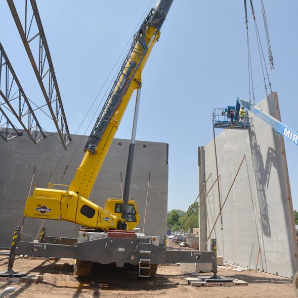 Grove Jib Extension Speeds Tilt-up Work | Construction Equipment