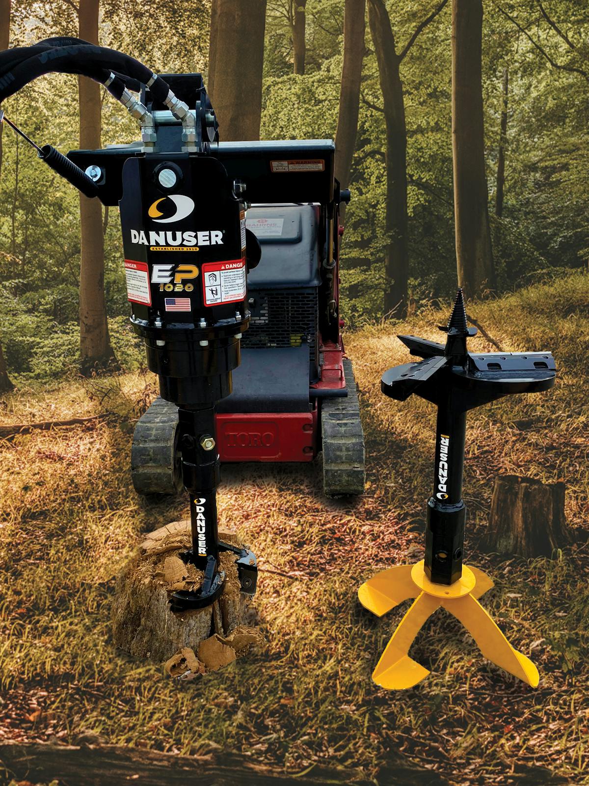 Danuser Stump Auger | Construction Equipment