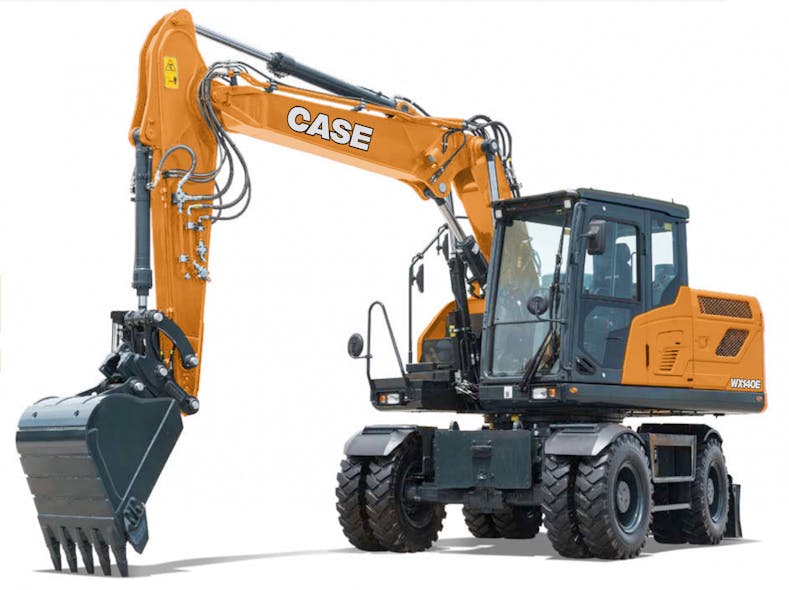 Case Introduces Wheeled Excavators in Europe | Construction Equipment
