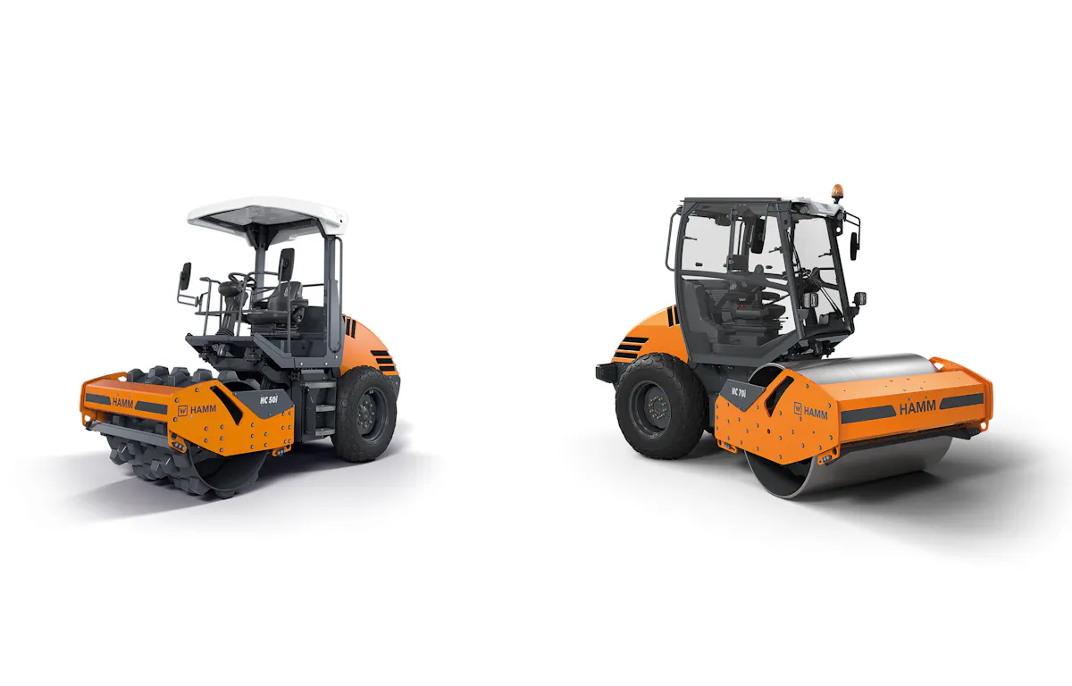 Hamm HC 50i, HC 70i Soil Compactors | Construction Equipment