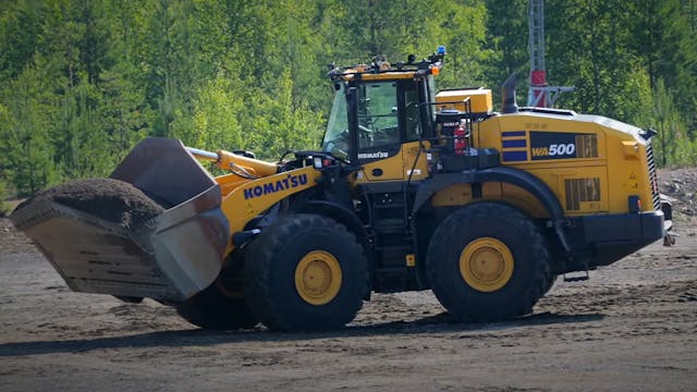 Komatsu wheel loader operates autonomously | Construction Equipment