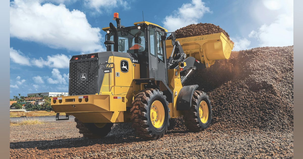 Deere 444 G Tier Expands Wheel Loader Lineup | Construction Equipment Deere 444 G Tier Expands Wheel Loader Lineup | Construction Equipment