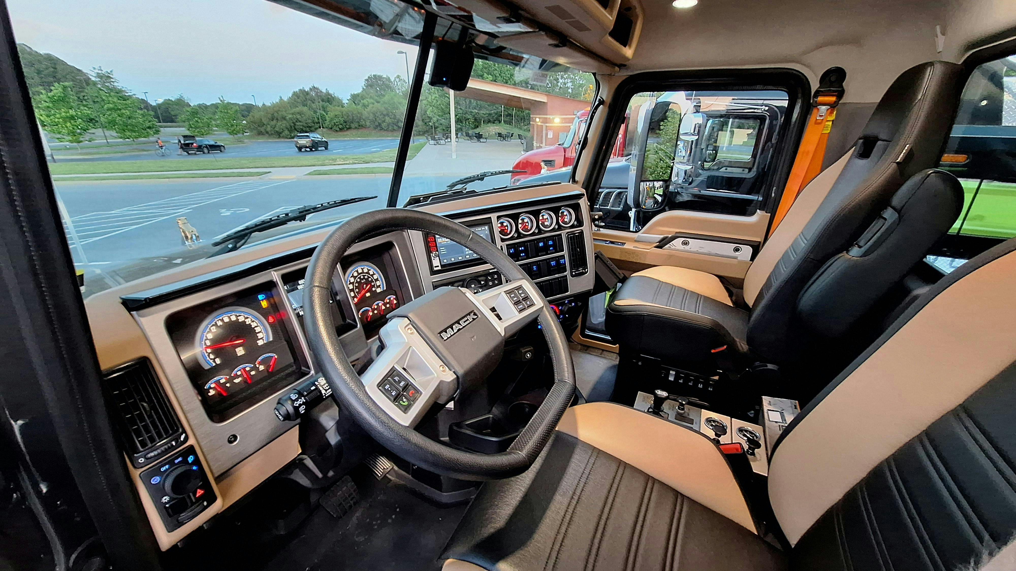 Mack Granite LEDs Take Sight Test vs. Halogens | Construction Equipment