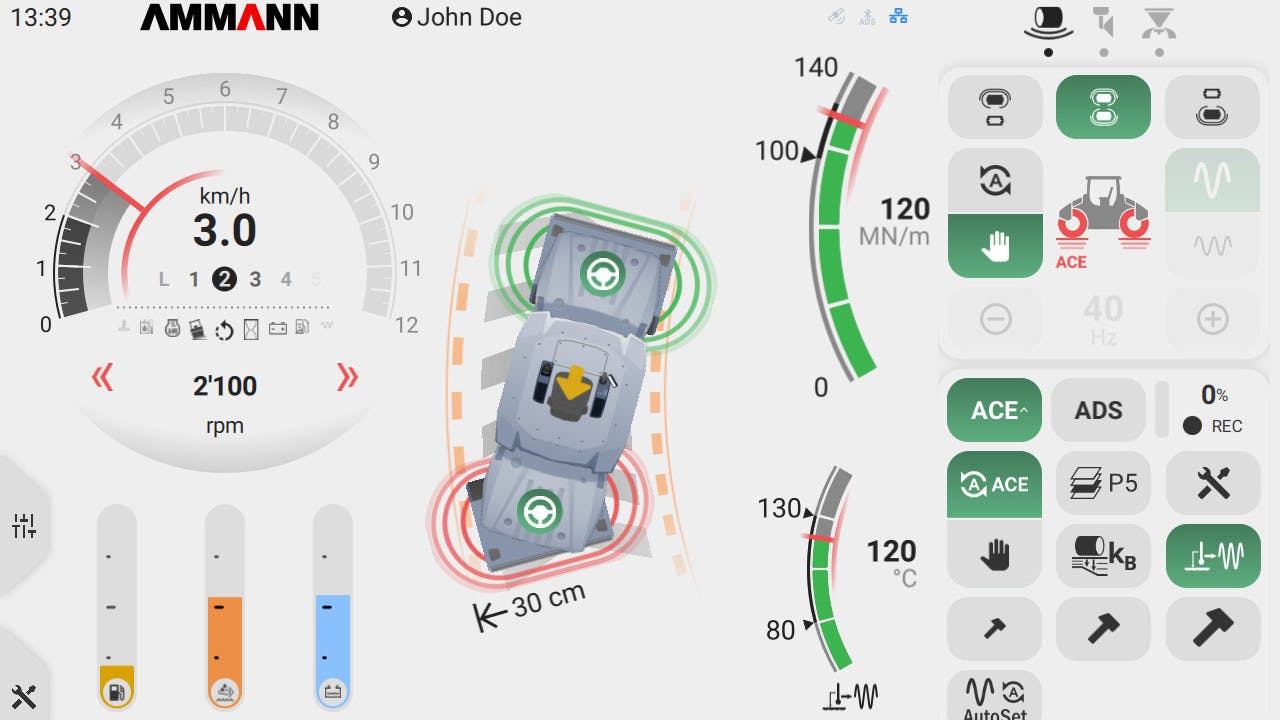 Ammann Intelligent Compaction System Integrated on ARP 75 and ARP 75 C ...