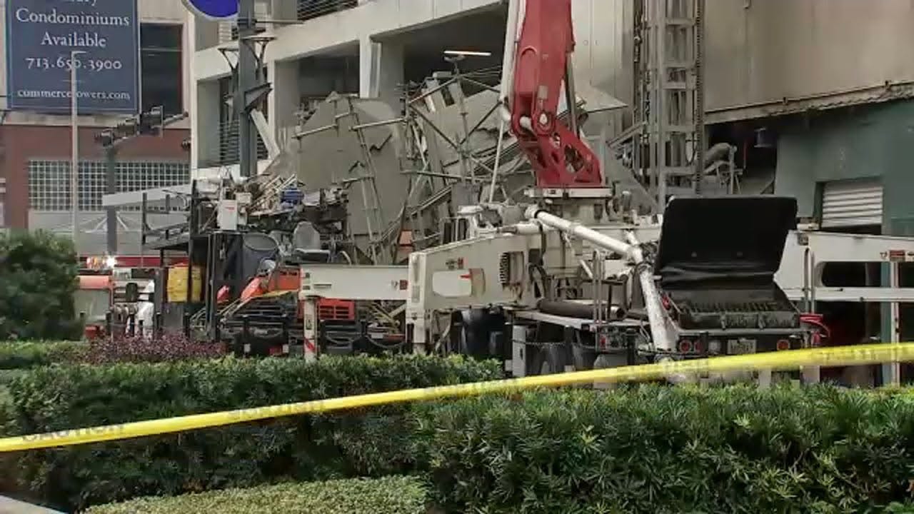 Construction Worker Rescued From Scaffolding Collapse in Houston ...
