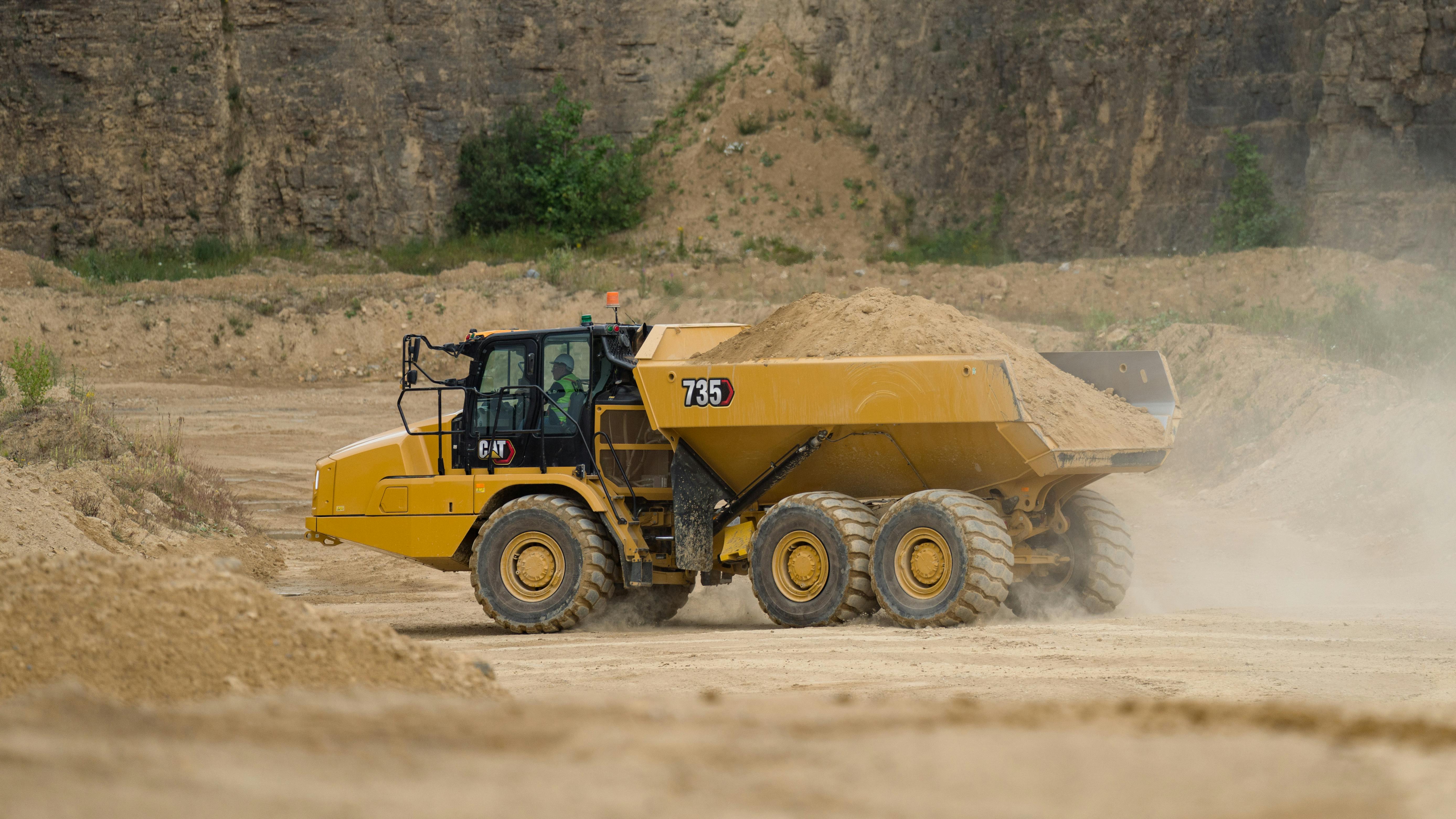 Caterpillar Updates 30-Ton Articulated Haul Trucks | Construction Equipment