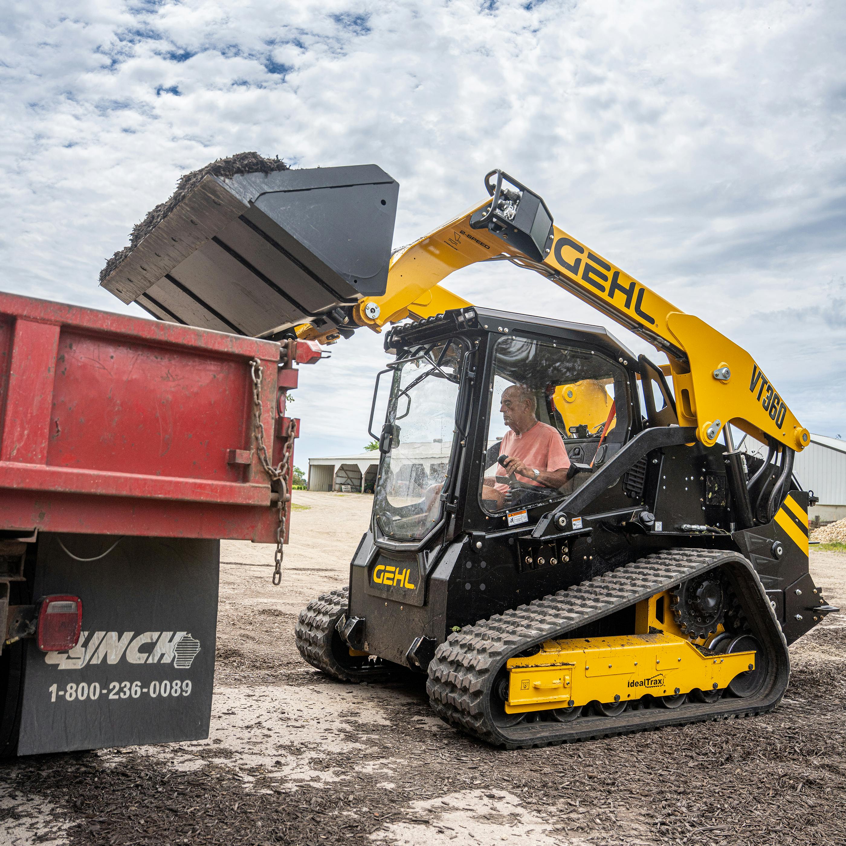 Gehl Large Frame Skid Steer Loaders and Compact Track Loaders ...